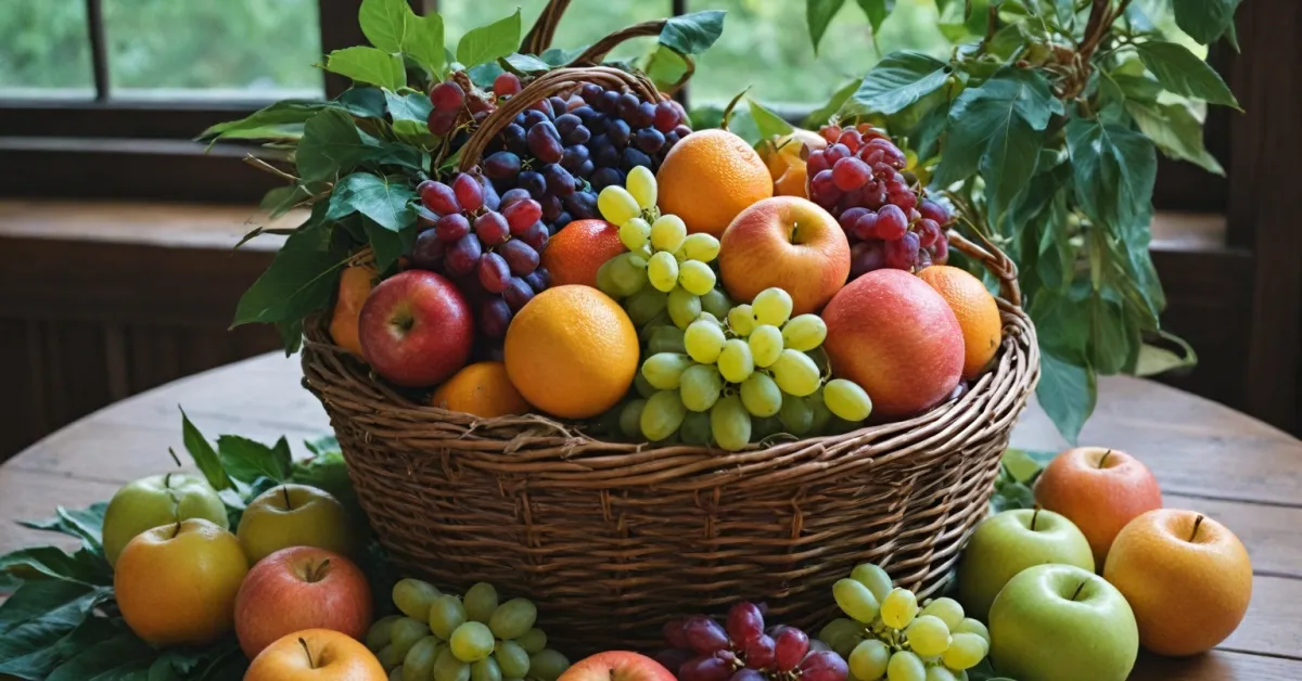 How to send a fruit basket as a thoughtful wishes message